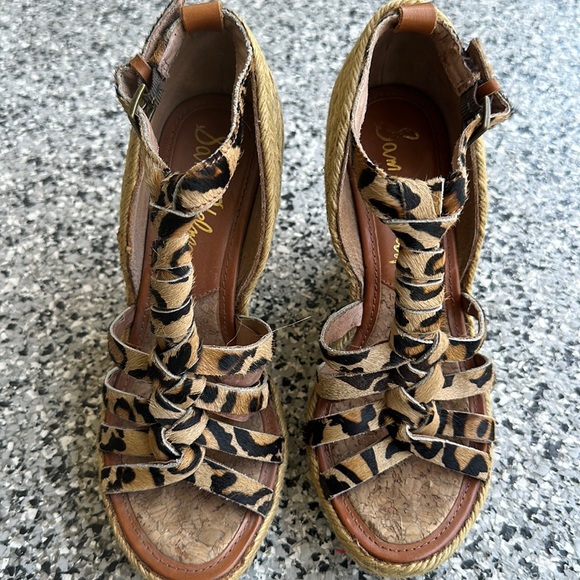 Sam Edelman | Shoes | Sam Edelman Leopard Animal Print Platform ...